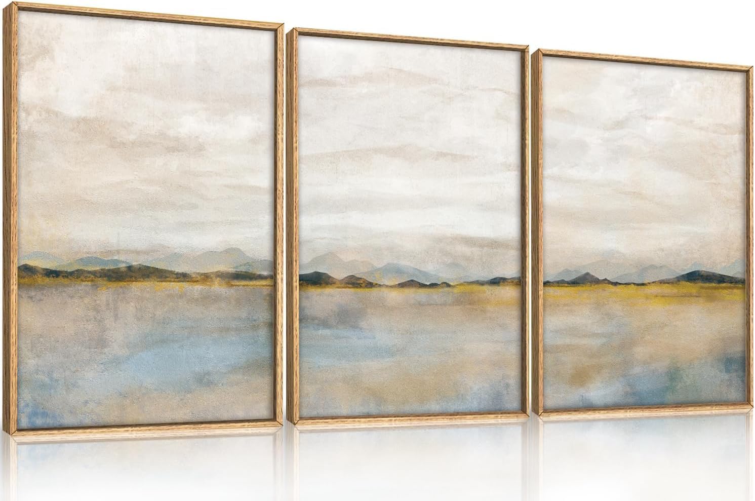 Celestdeco Large Abstract Framed Wall Art,Nature Canvas Wall Art ...