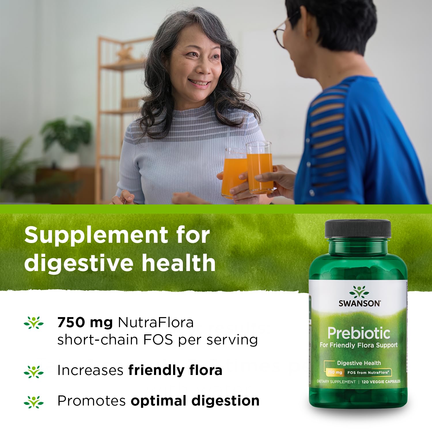 Snapklik.com : Swanson Prebiotic Capsules - Promotes Friendly Flora ...