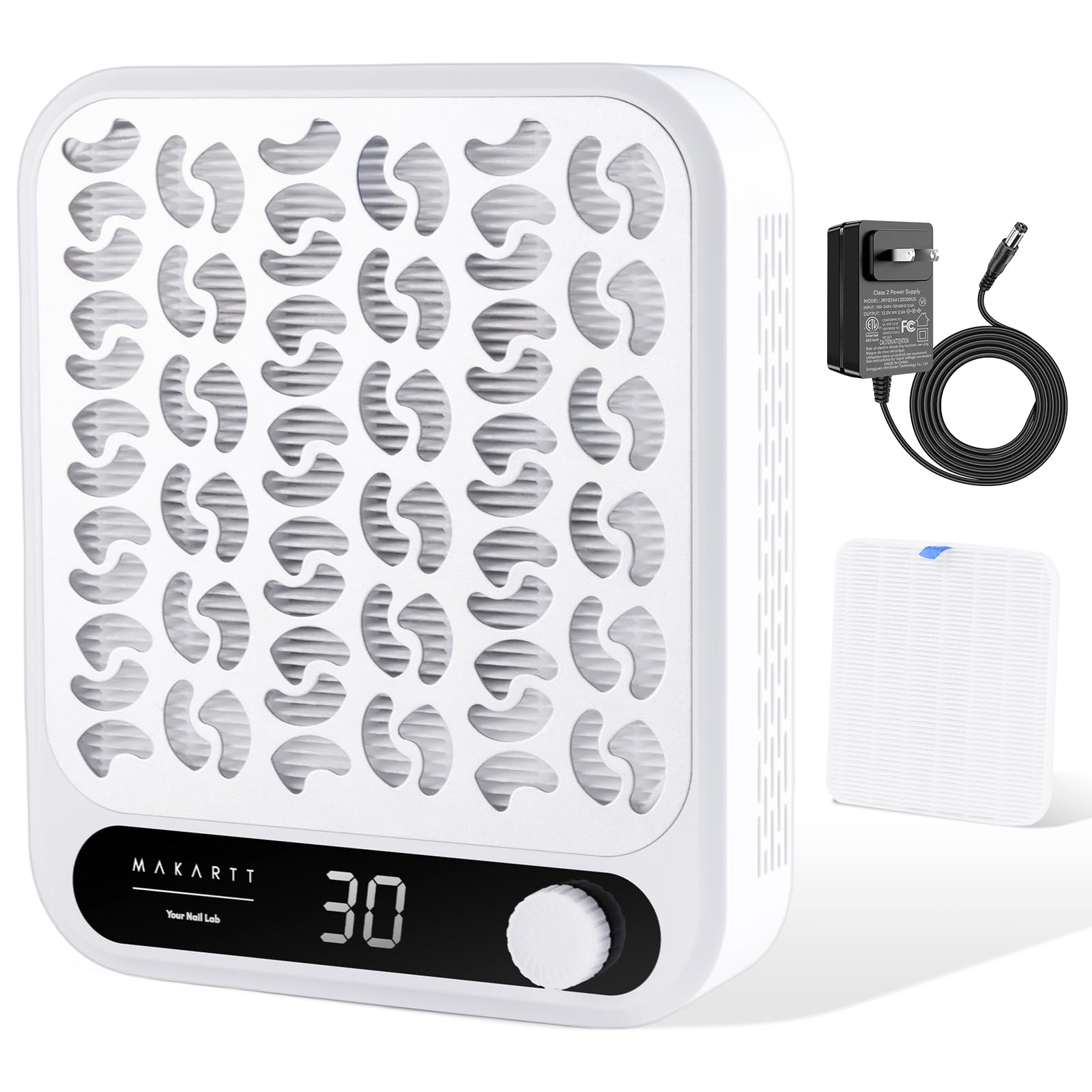 Amazon.com: Makartt Nail Dust Collector - Professional Powerful Suction ...