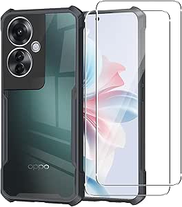Case for Oppo Reno 11 F 5G/Reno 11F 5G + [2 Pack] Screen Protector ...
