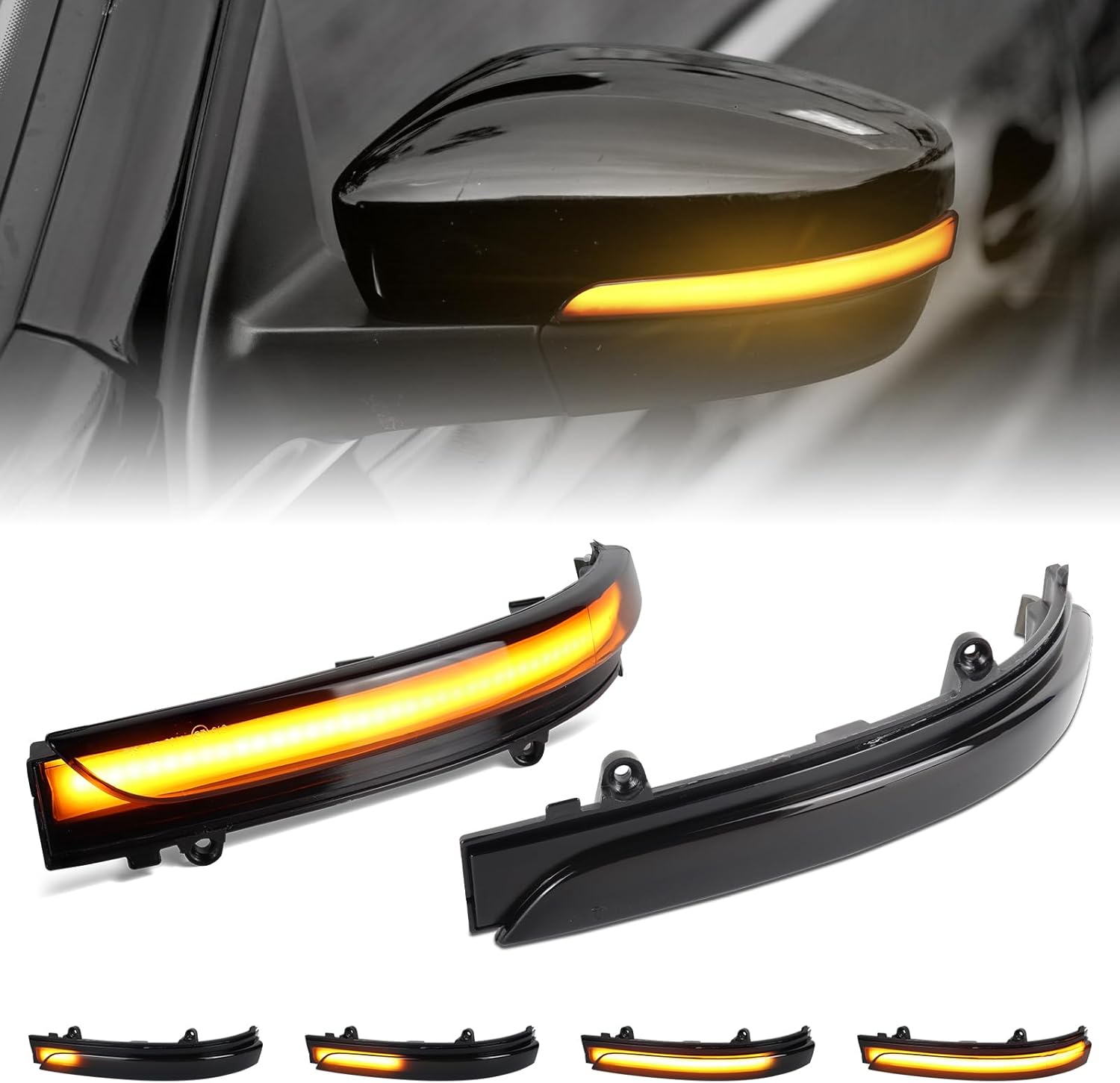 Amazon.com: FetonAuto Dynamic Sequential Led Side Mirror Turn Signal Lights Indicator for 2011 ...