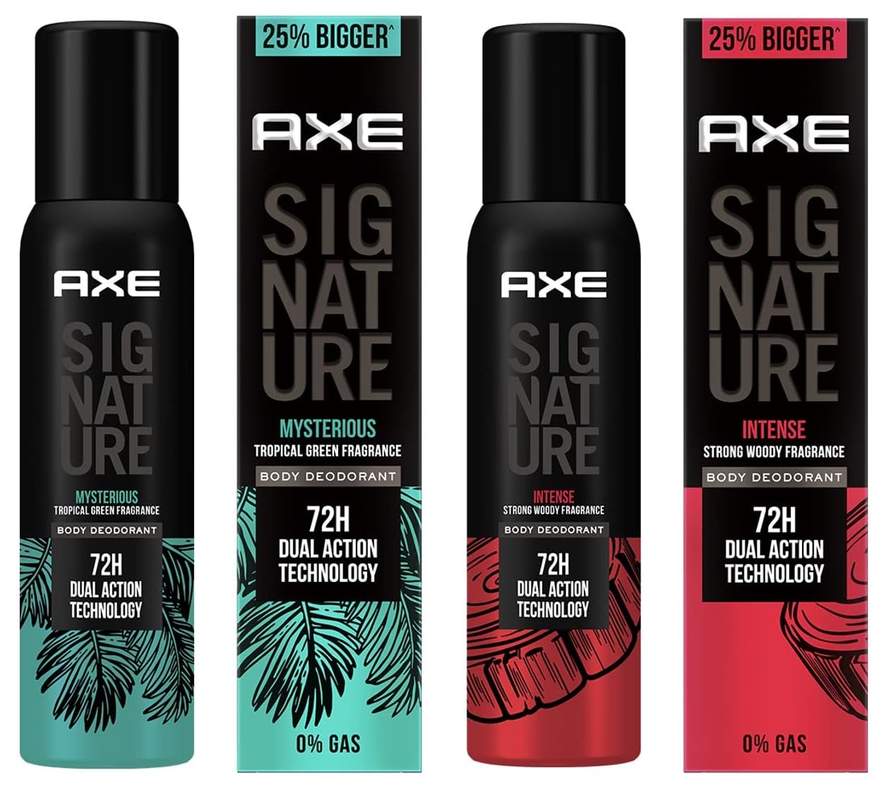 Buy AXE Signature Body Perfume, Intense, 154ml & Signature Body Perfume ...