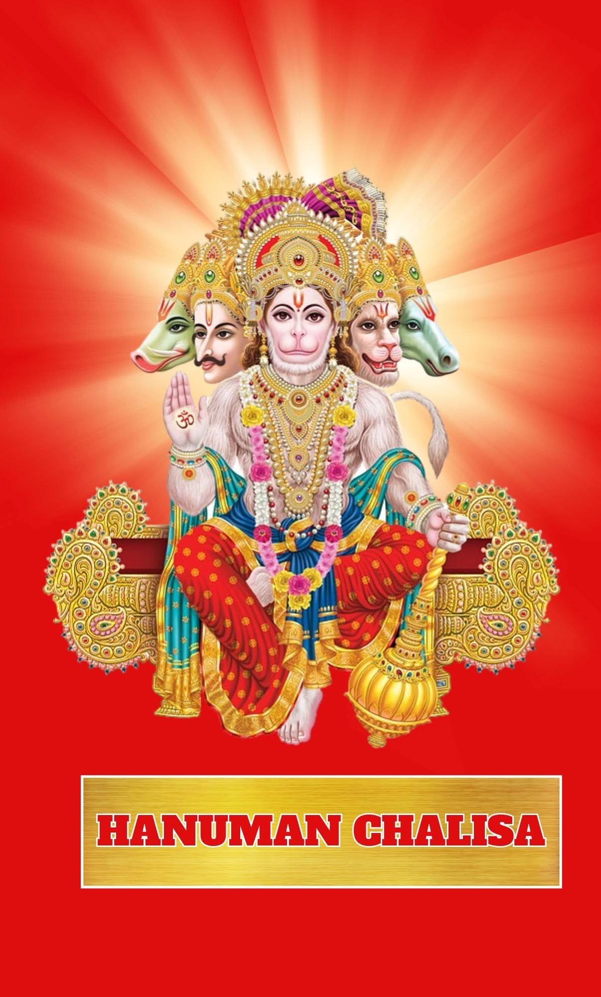 Buy Hanuman Chalisa : Hanuman Chalisa,Bajrang Baan, Sankat Mochan ...