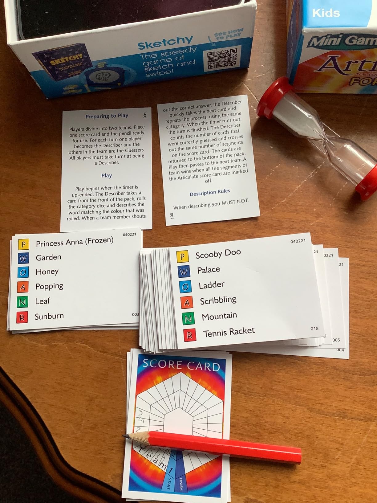 Drumond Park Articulate Mini Travel Board Game, Travel Games for Kids and Adults, Compact ...