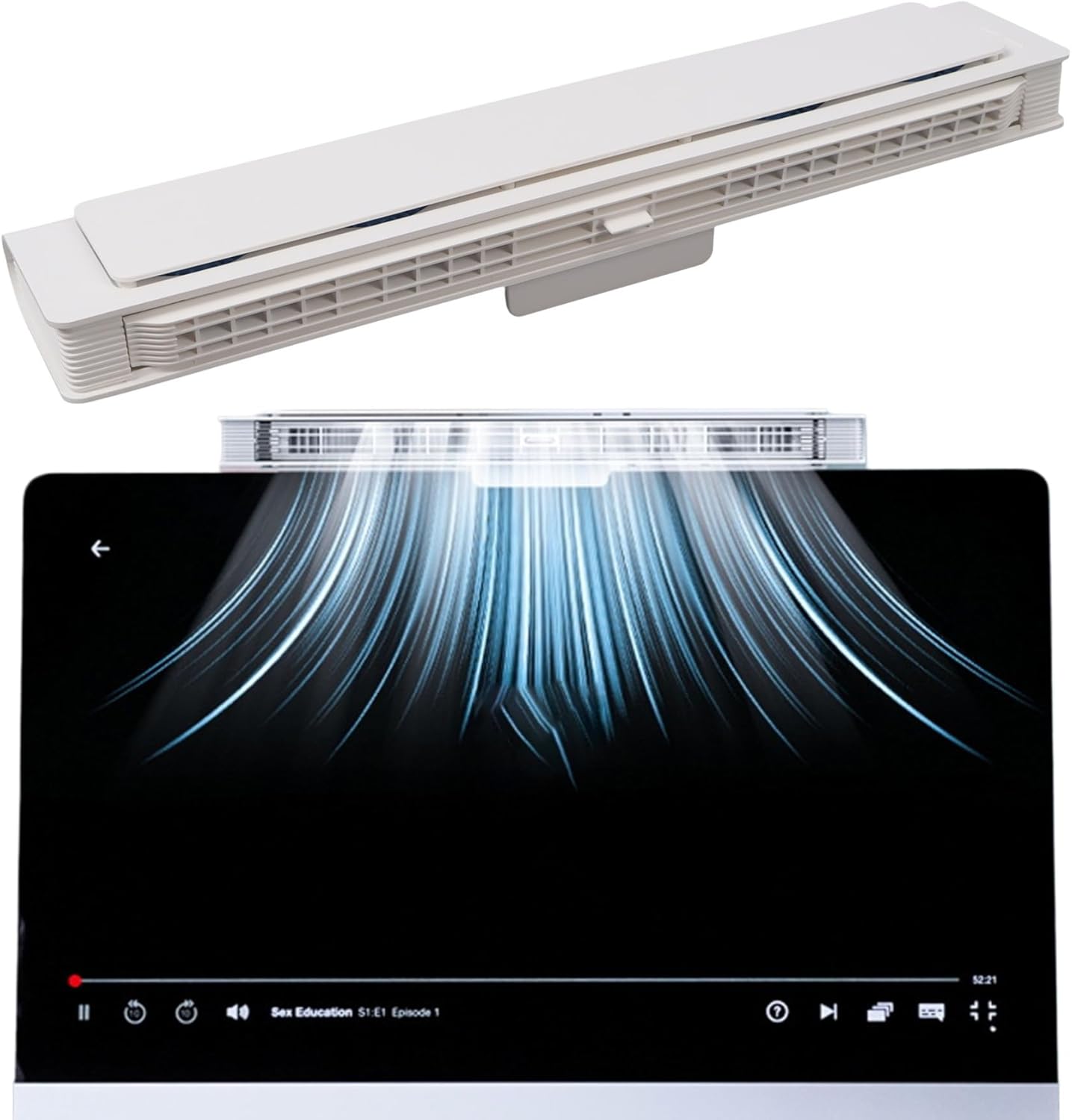 Amazon.com: Bewinner Computer Monitor Fan - 4-Speed Adjustment Clip On ...