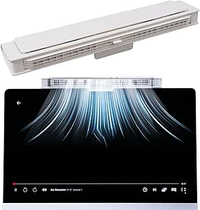 Amazon.com: Bewinner Computer Monitor Fan - 4-Speed Adjustment Clip On ...