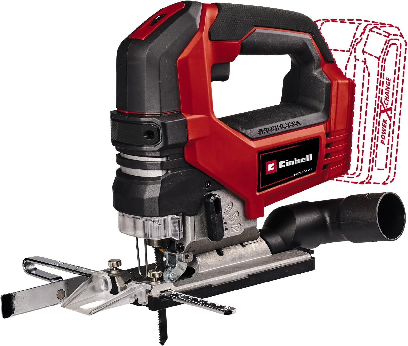 Einhell Power X-Change Cordless Jigsaw - 18V Brushless Motor, 135mm ...
