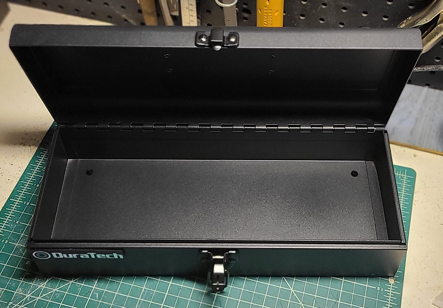 $7/mo - Finance DuraTech Metal Tool Box, 15" Portable Steel Tool Box ...