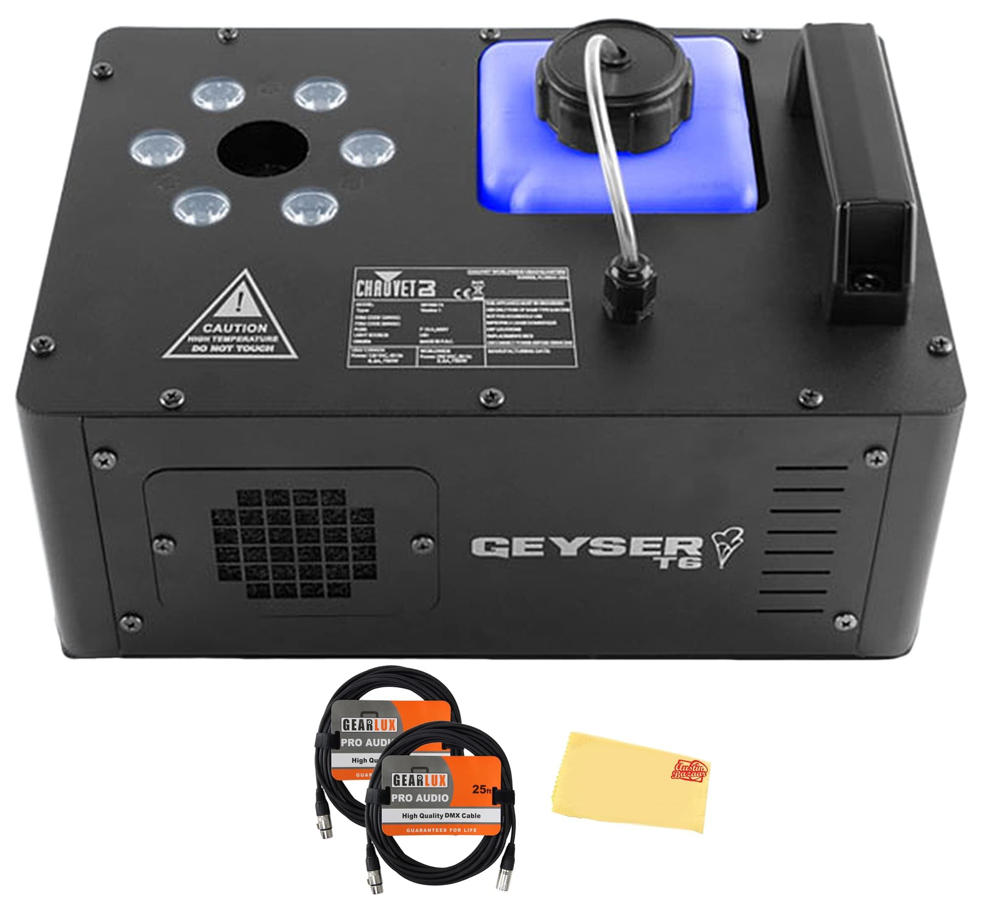Amazon.com: Chauvet DJ Geyser T6 RGB Illuminated Fog Machine with ...
