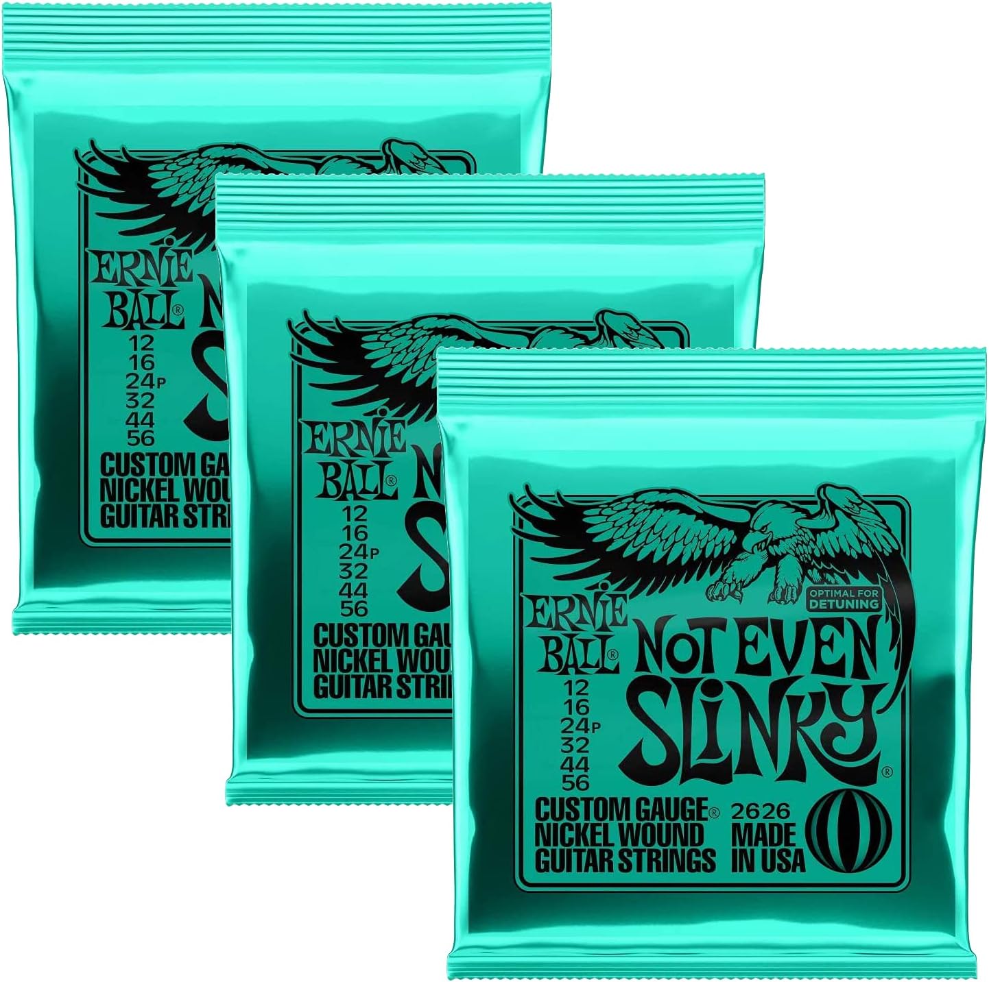 Amazon.com: Ernie Ball 2222 Hybrid Slinky 9-46 (6 Pack Bundle) : Musical Instruments
