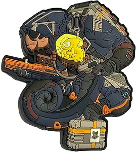 Amazon.com: 4" Patchlab Sam Stranding PVC Morale Patch for Gamers and Cosplay with Hook and Loop ...