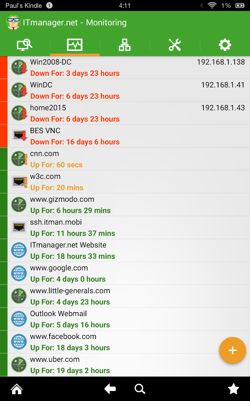Aplicación ITmanager.net en Amazon Appstore