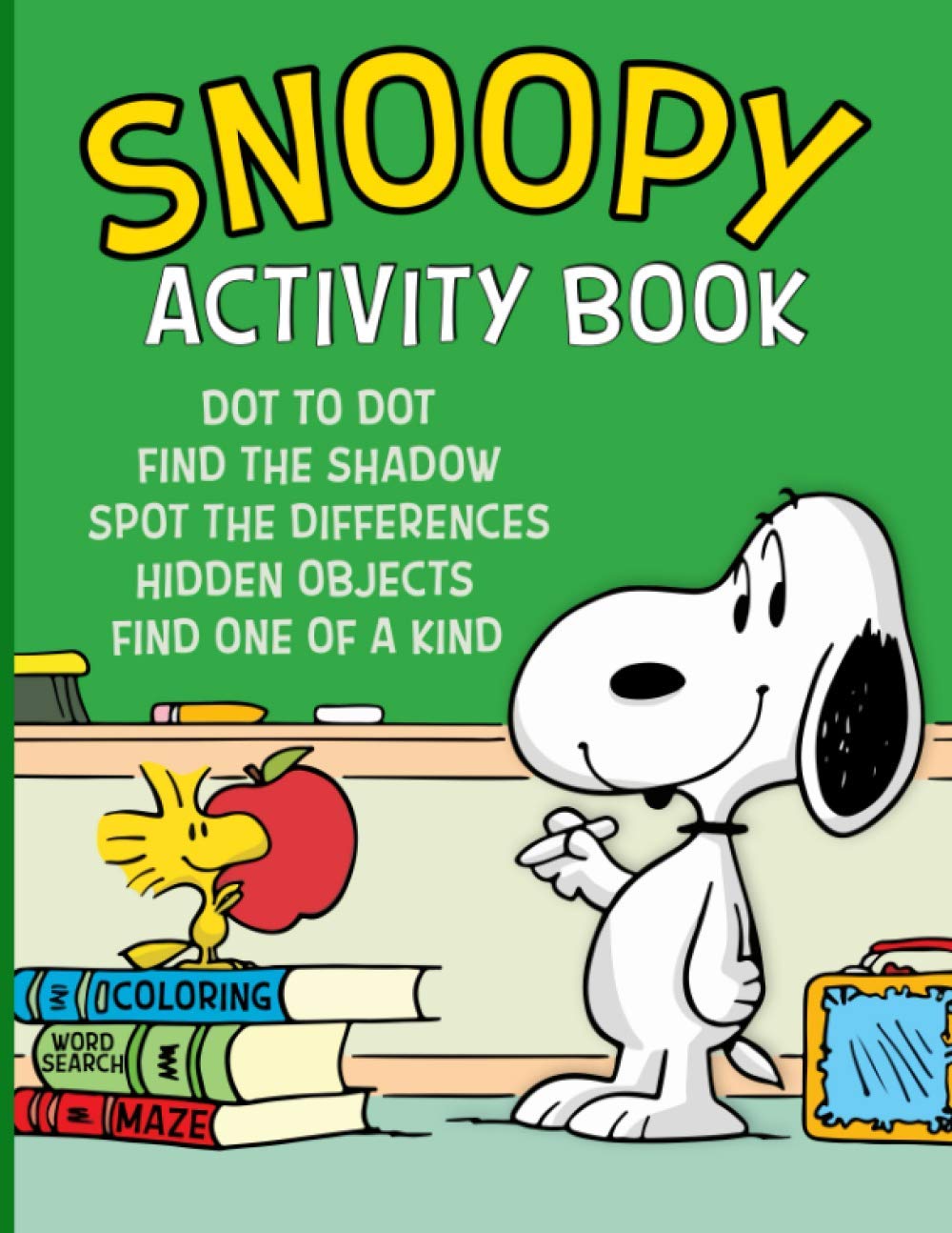 Snoopy Activity Book Stunning Hidden Objects Spot Differences Dot To ...