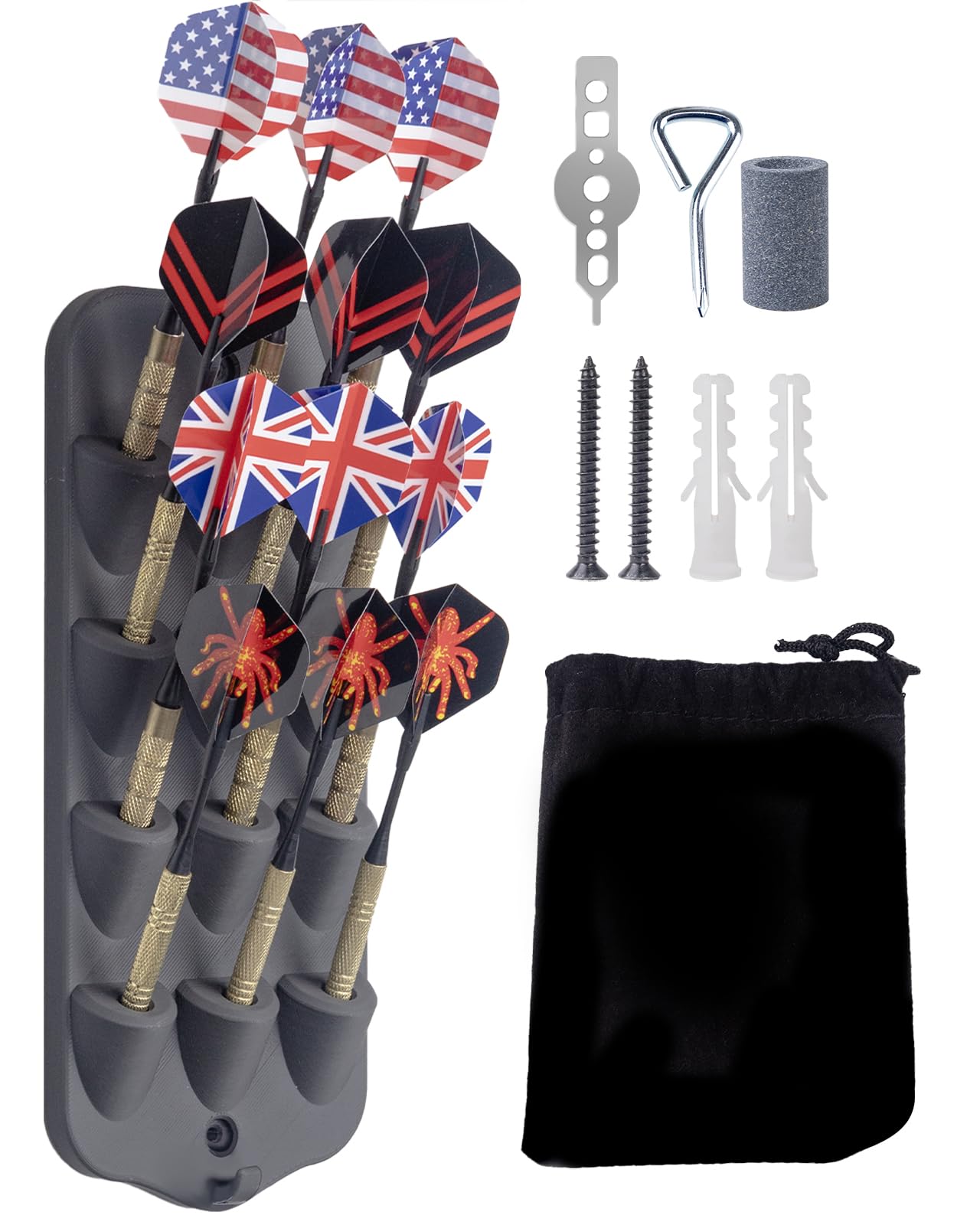 Snapklik.com : Extguds Dart Holder Wall Mount, Dart Display Rack,Dart ...