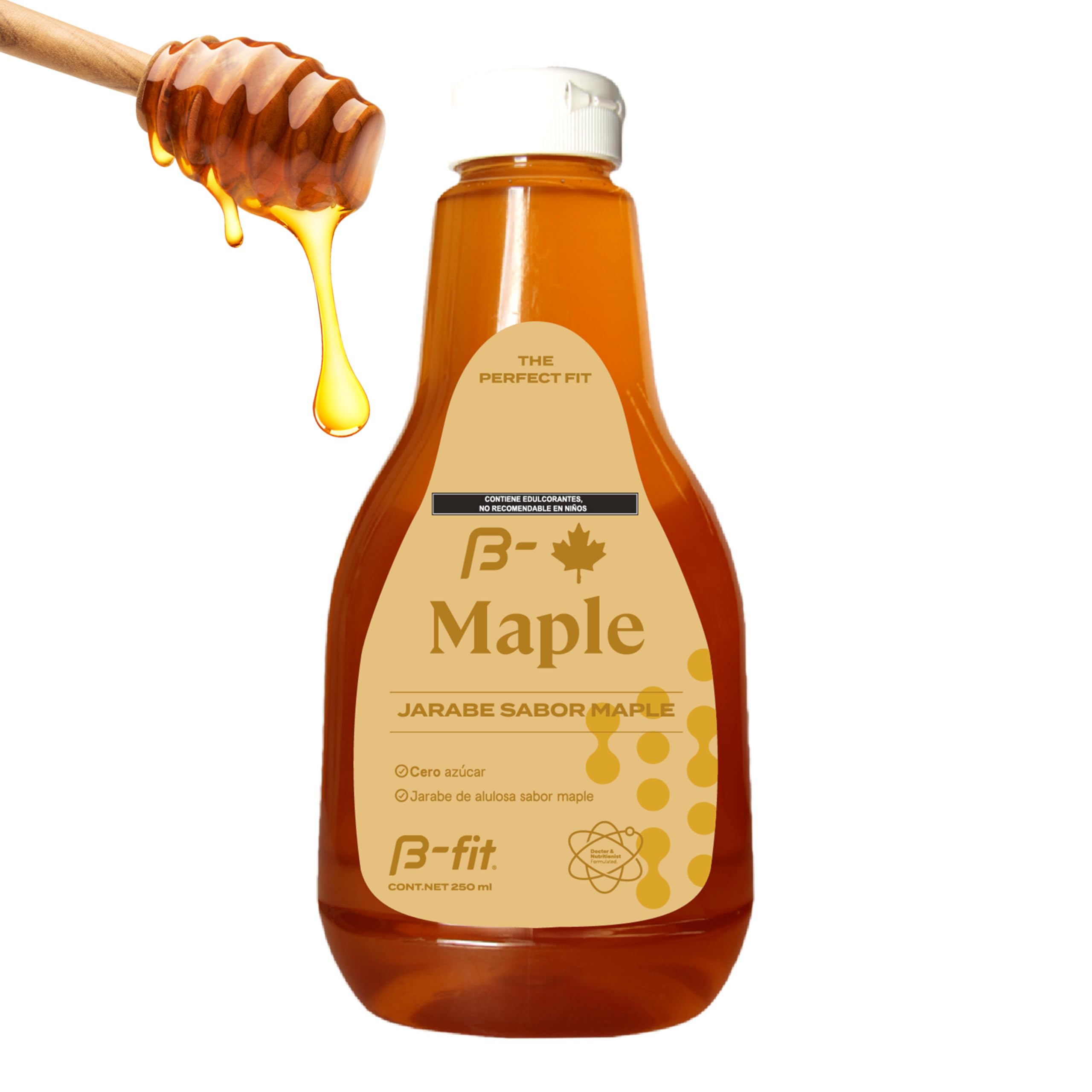 B-FIT B Miel Maple 250ml - Jarabe Sabor Maple sin Azúcar Añadida ...