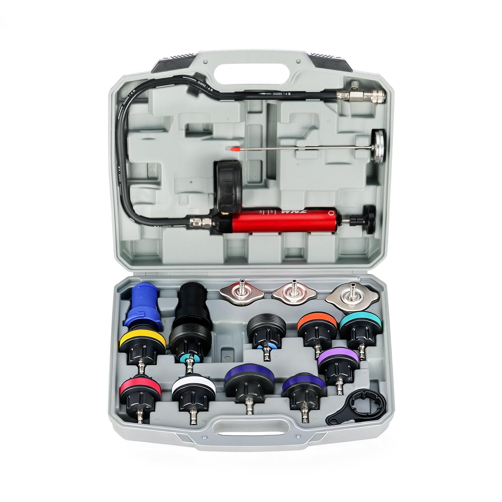 Snapklik.com : 18PC Coolant Pressure Tester Kit, Radiator Cooling ...