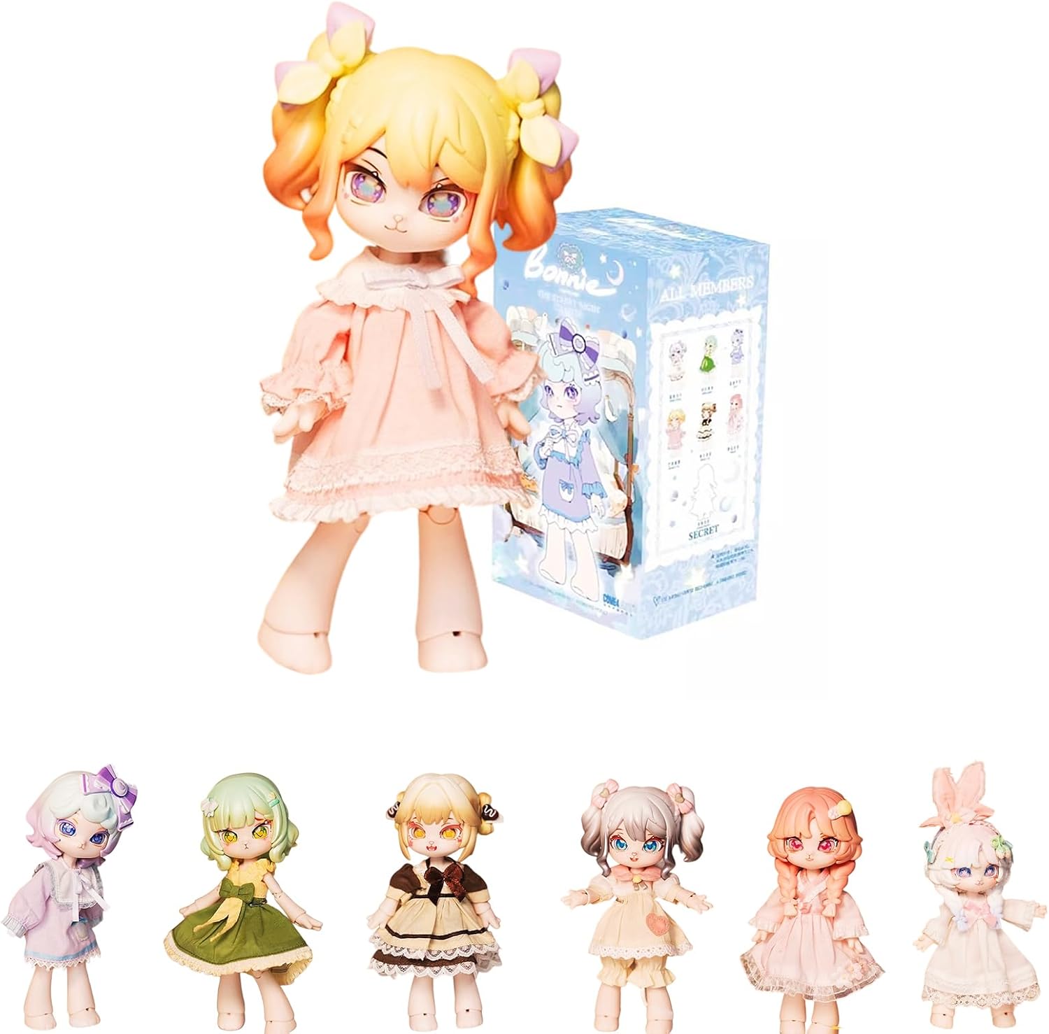 Amazon.com: GNATAPIAY 1/12 BJD Dolls Blind Box for Girls Surprise Gifts ...
