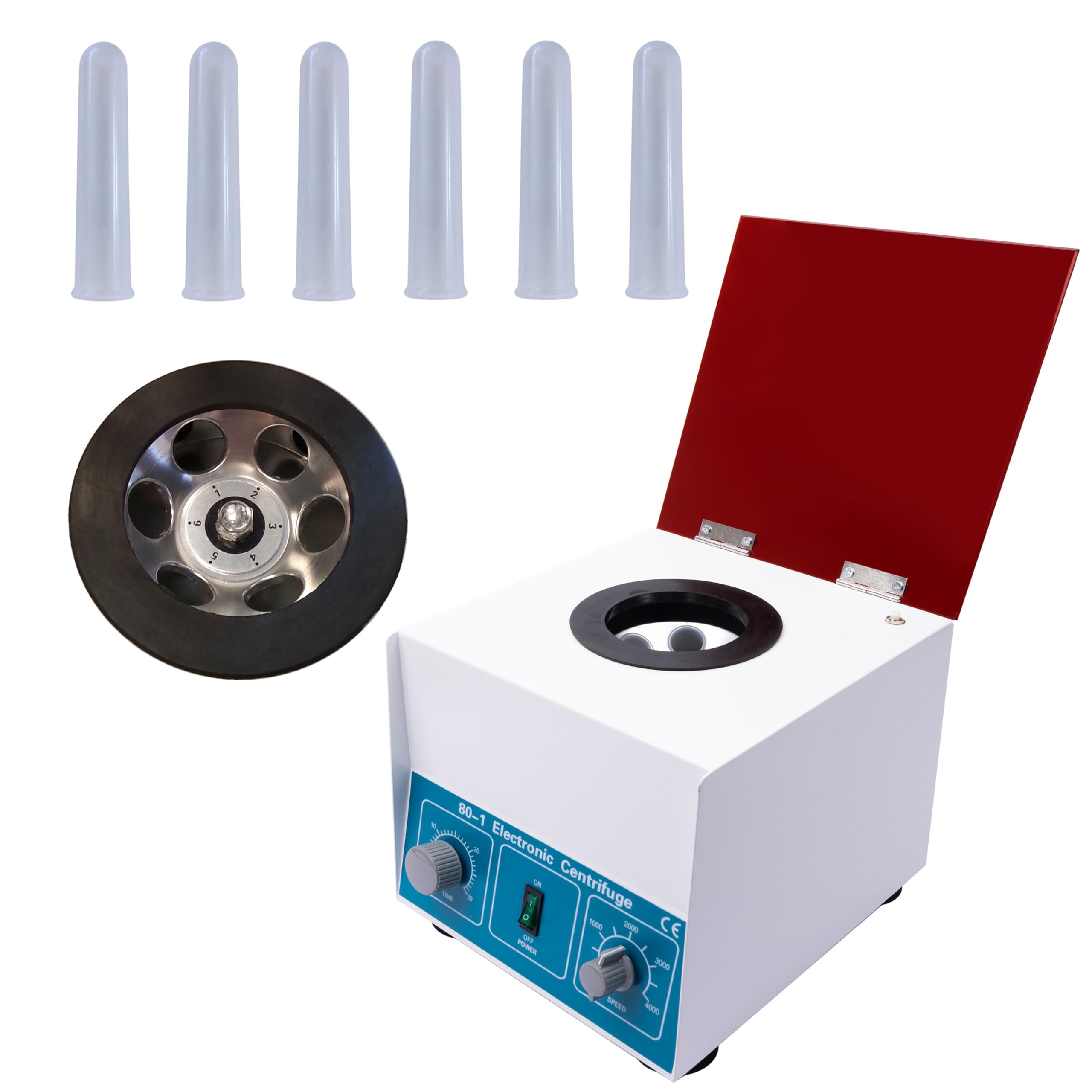 HFS(R) Electric Lab Benchtop Centrifuge Machine - 6 x 20ml Tube ...