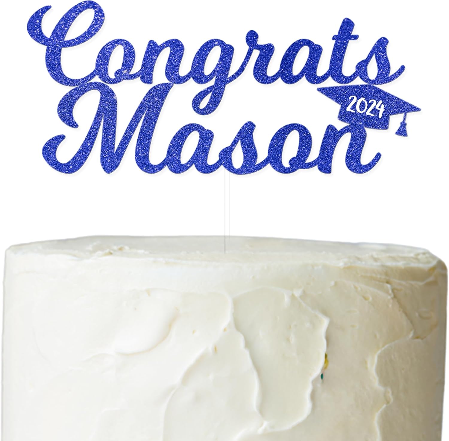 Amazon.com: Custom Name Graduation Cake Topper, Personalized Graduation ...