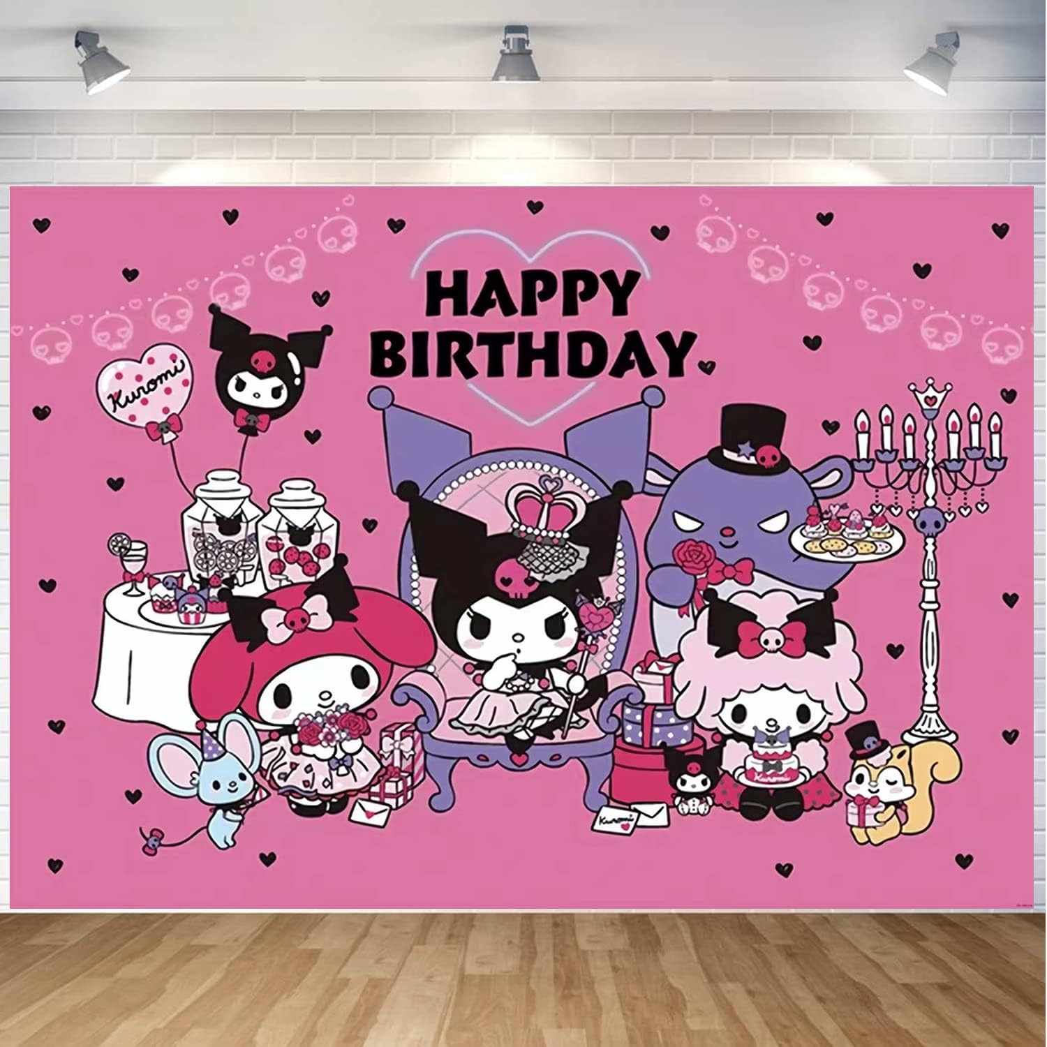 Buy Kuromi Birthday Party Supplies Pink Girl Theme Birthday Party buy-kuromi-birthday-party-supplies-pink-girl-theme-birthday-party