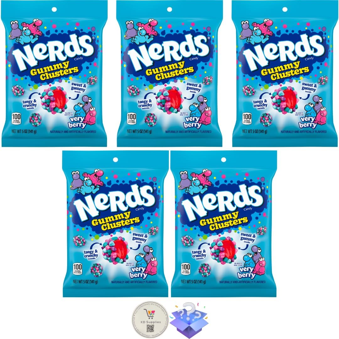 Amazon.com: NERDS Hoppin' Gummy Clusters, Springtime Easter Candy, 6 oz