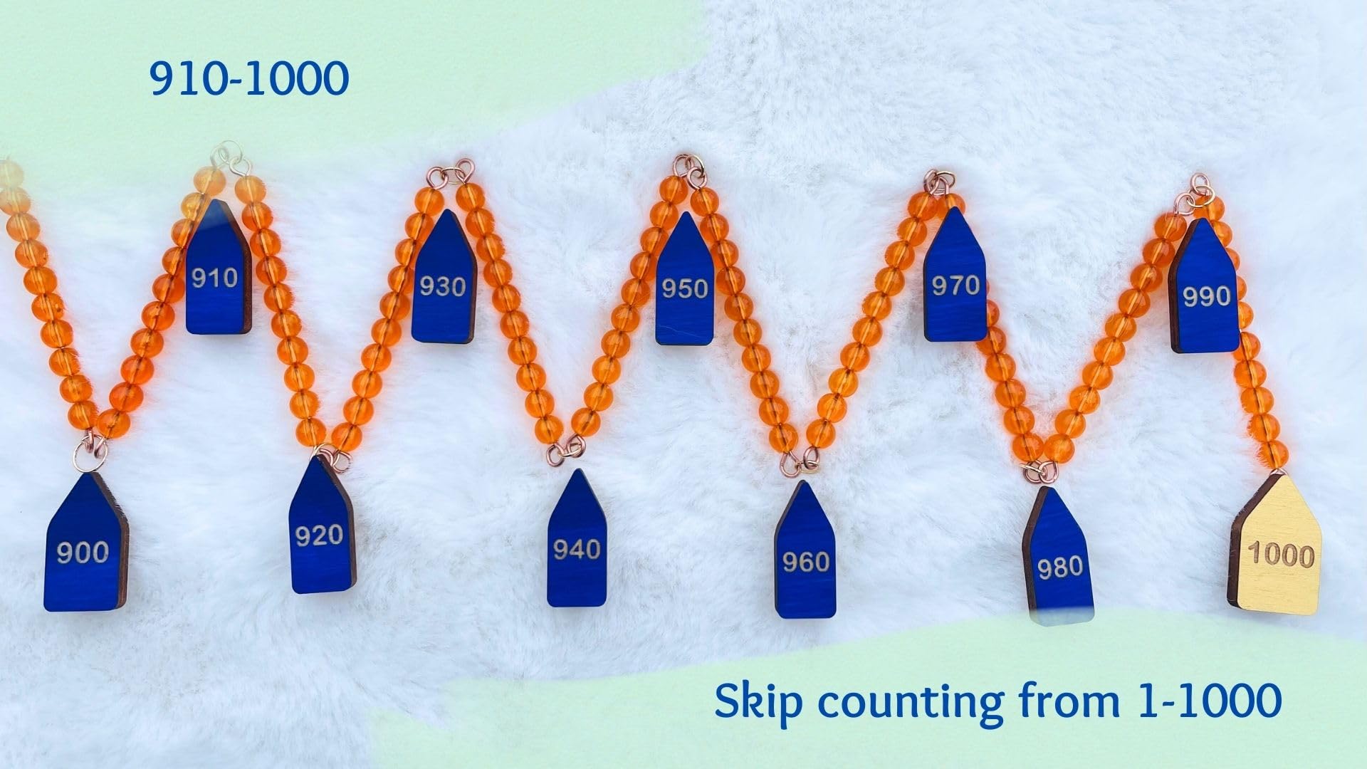Montessori Early Learning Materials Montessori Bead Chain Math Kit ...