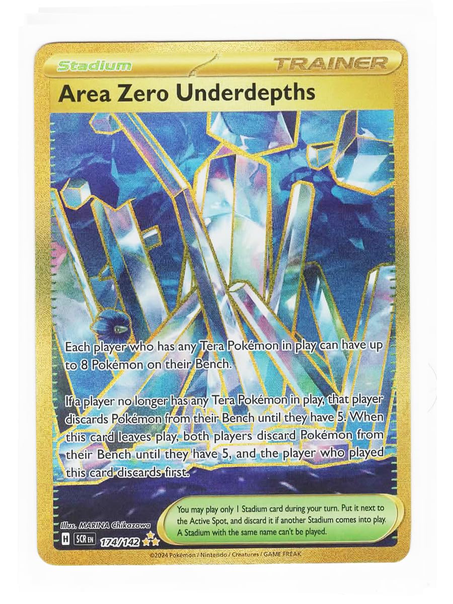 Amazon.com: Pokemon - Area Zero Underdepths 174/142 Stellar Crown ...