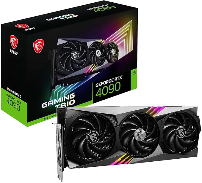 MSI Gaming GeForce RTX 4090 24GB GDRR6X 384 Bit HDMI DP Nvlink Tri