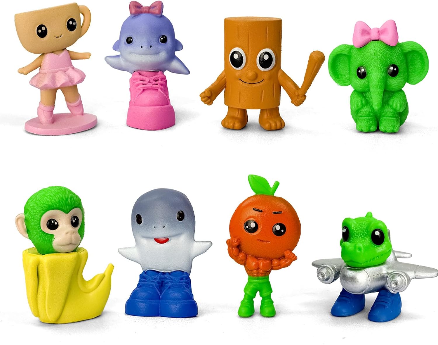 Amazon.com: Italian Brainrot Toys 8-Pack Action Figure Set ...