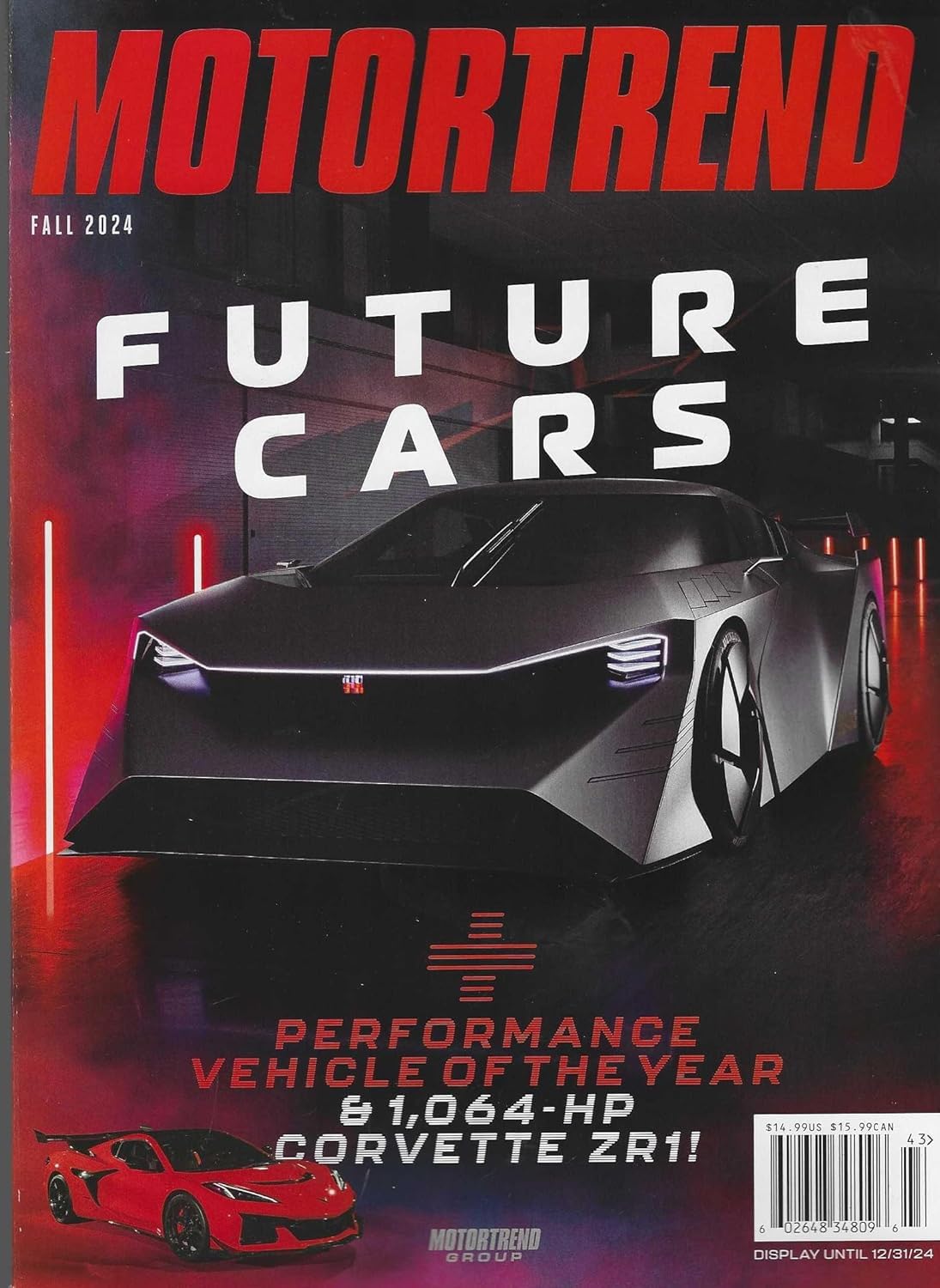 Motor Trend Magazine (Fall 2024 Issue) Future Cars: Amazon.com: Books