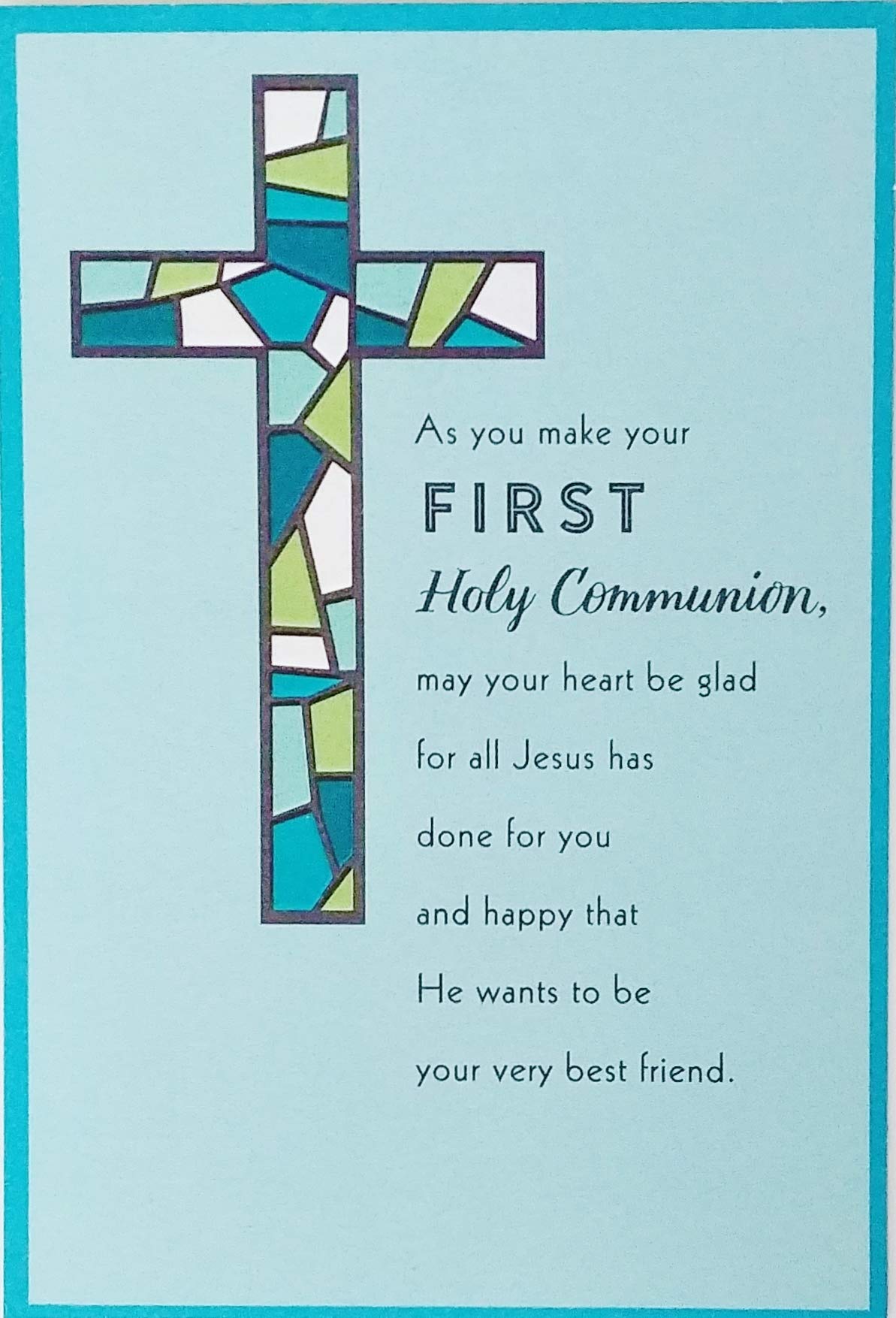 First Communion Congrats Cards