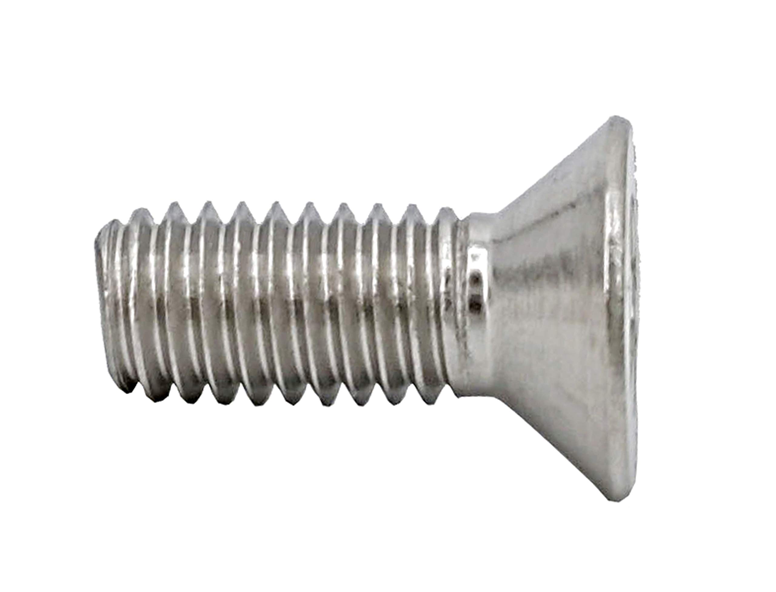 Snapklik.com : FixtureDisplays 10-32 X 1/2" Stainless Flat Head Machine ...