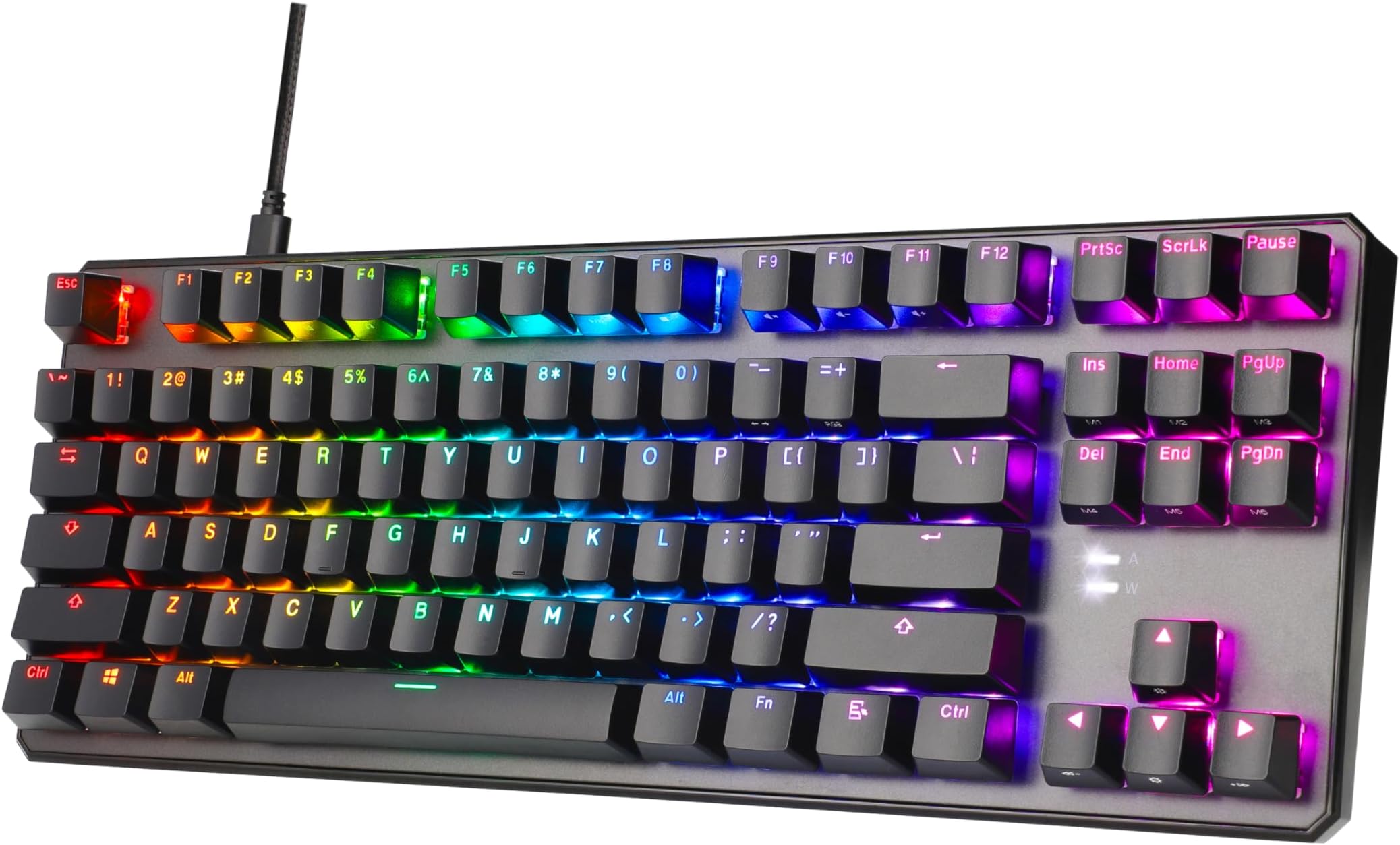 Amazon.in: Buy TECWARE Phantom+ 87 Key Mechanical Keyboard, RGB led ...
