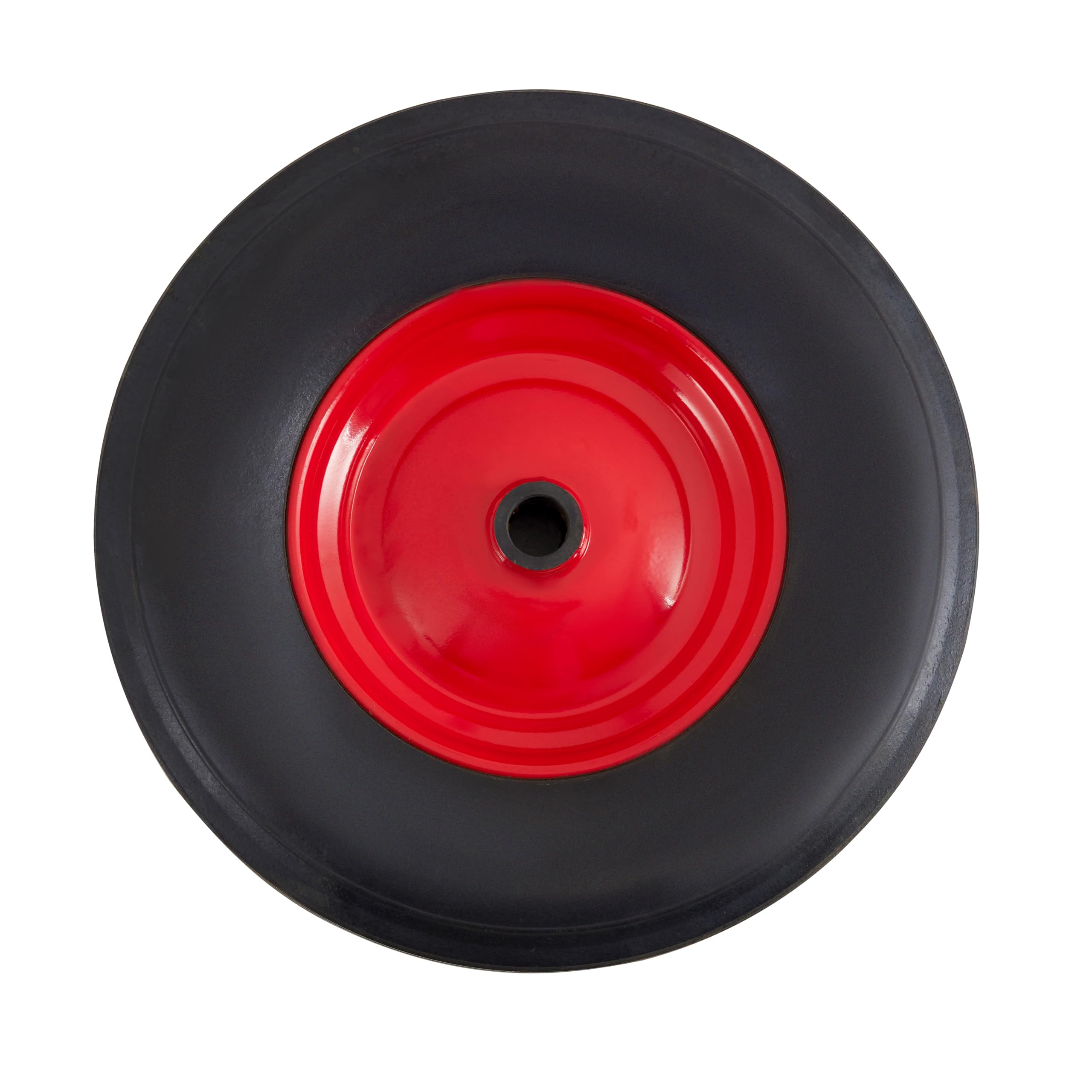 BiGDUG Solid Rubber Wheel Steel Centre - 700 kg Max Load, 400 mm Wheel ...