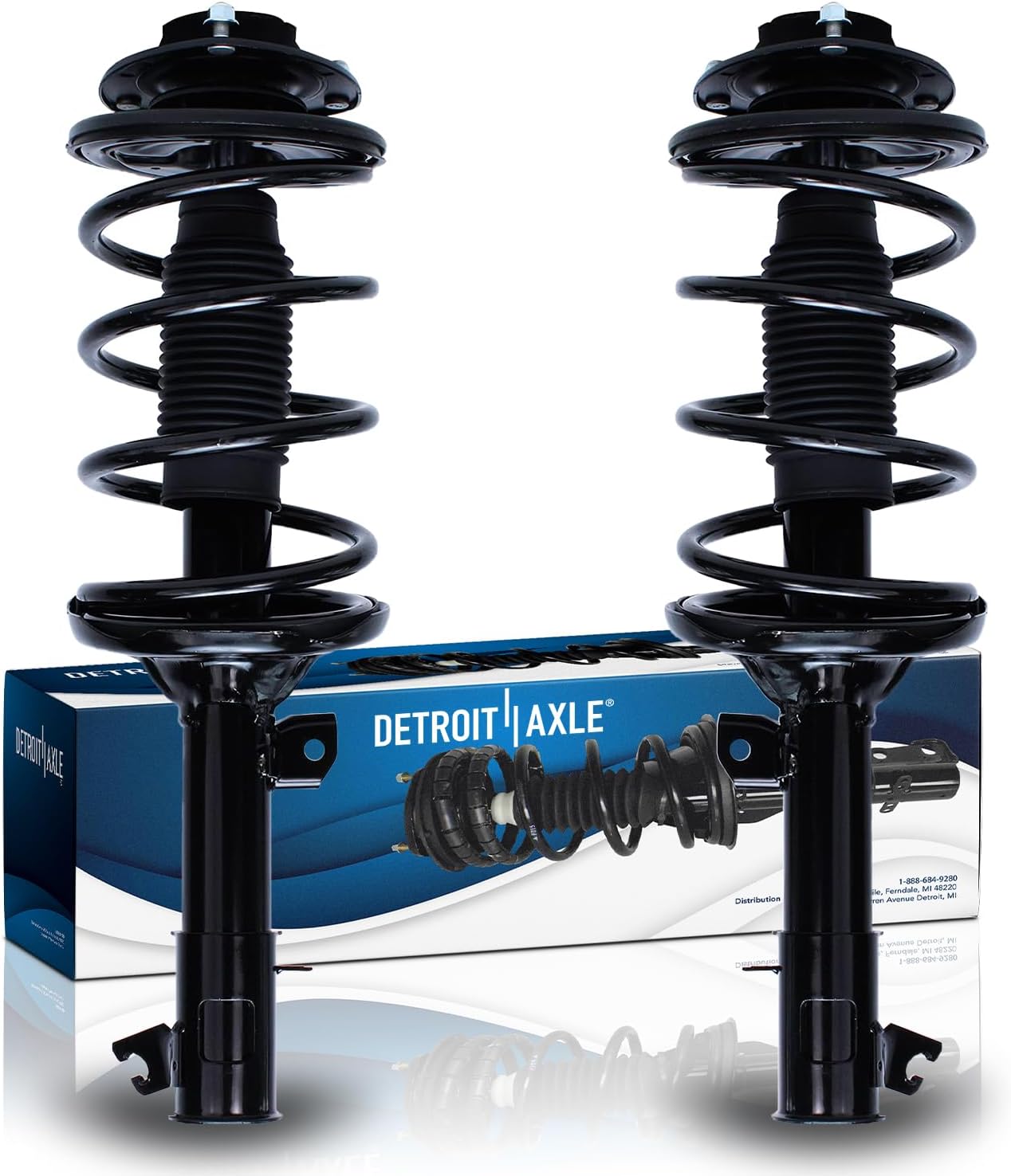 Amazon.com: Detroit Axle - 2pc Front Struts for Hyundai Santa Fe Sport ...