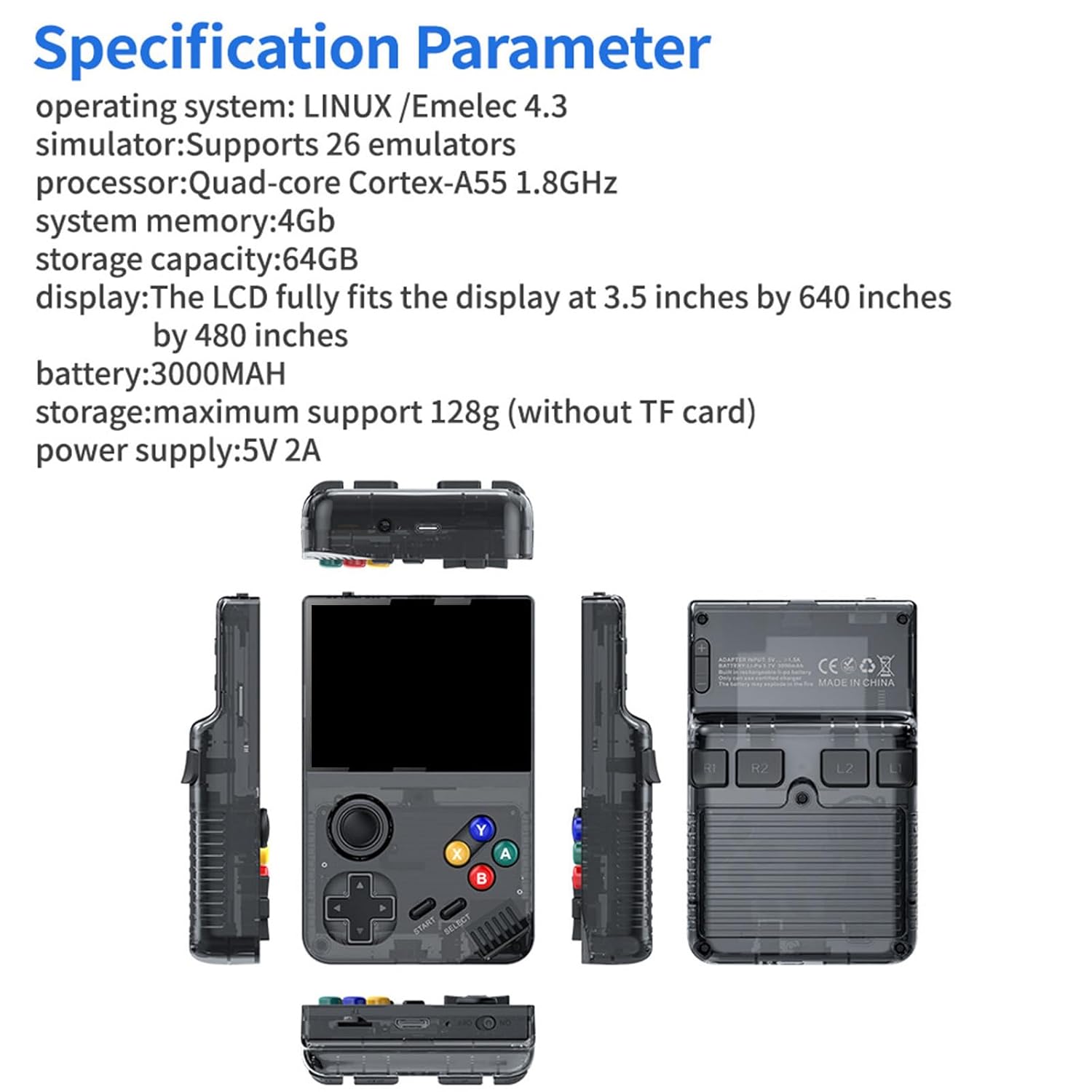 Ksikdeg Portable Game Consoles Retro Gaming Handheld Consoles Classical ...
