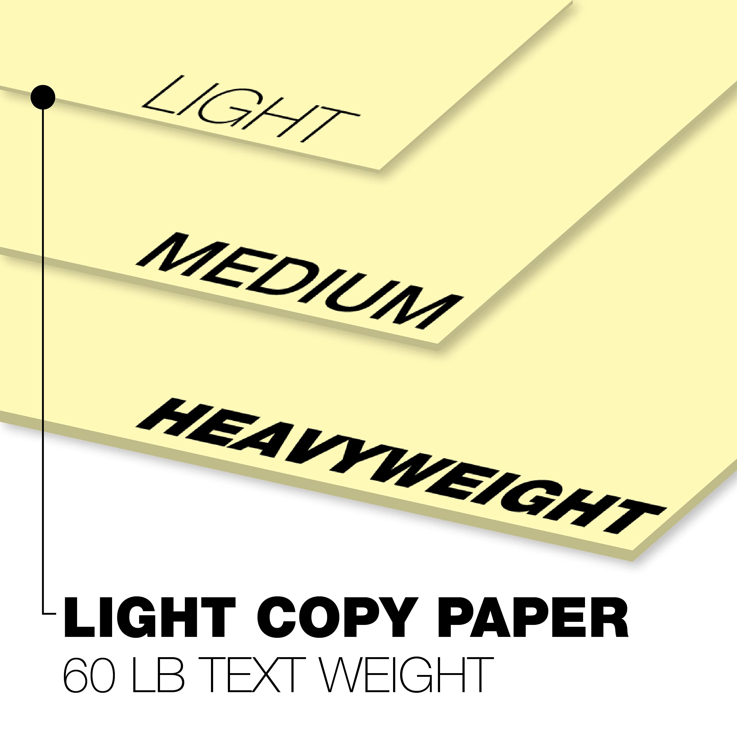 Snapklik.com : Springhill 11” X 17” Canary Yellow Copy Paper, 24lb Bond ...