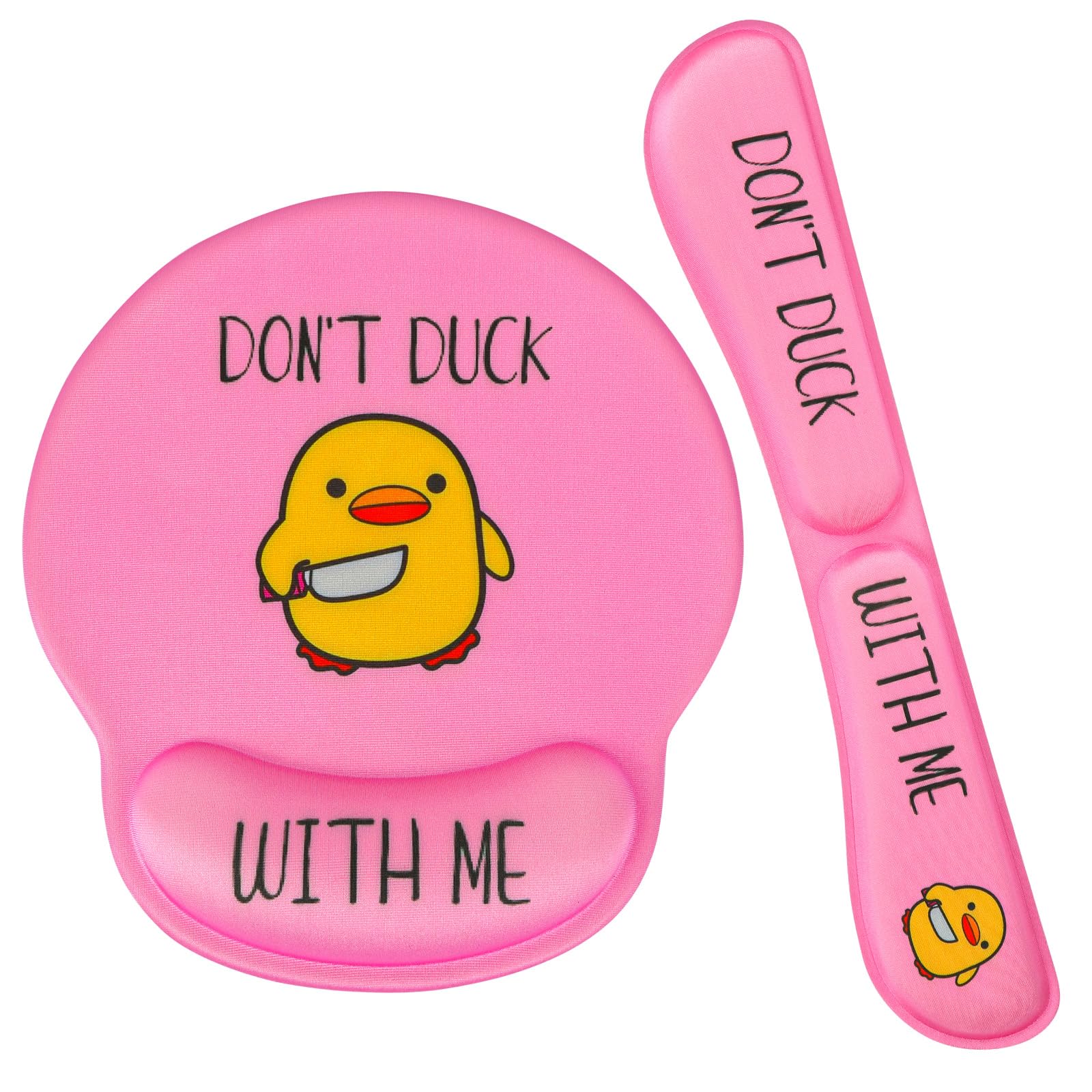 Snapklik.com : JULEASEL Funny Mouse Pad Set, Ergonomic Keyboard Wrist ...