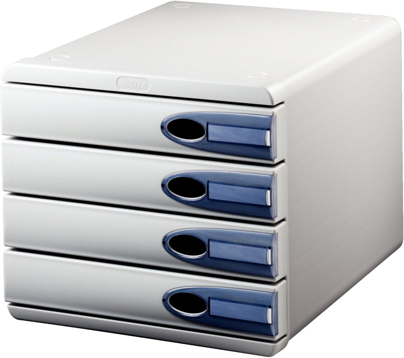 Amazon.com : Leitz 4 A4 Drawer Cabinet, Organiser, Allura Range, Grey ...