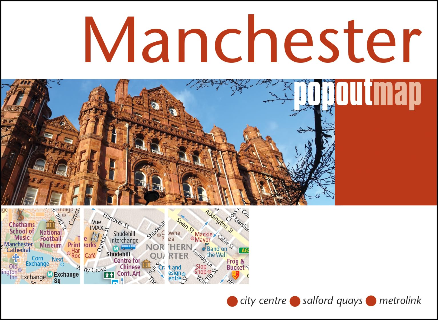 Manchester Popout Map Pocket Size Pop Up Map Of Manchester | Desertcart ...