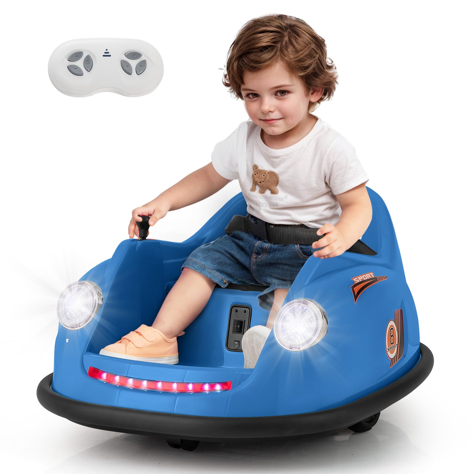Amazon.com: Costzon Bumper Car for Toddler, 12V Electric Kids Ride on ...