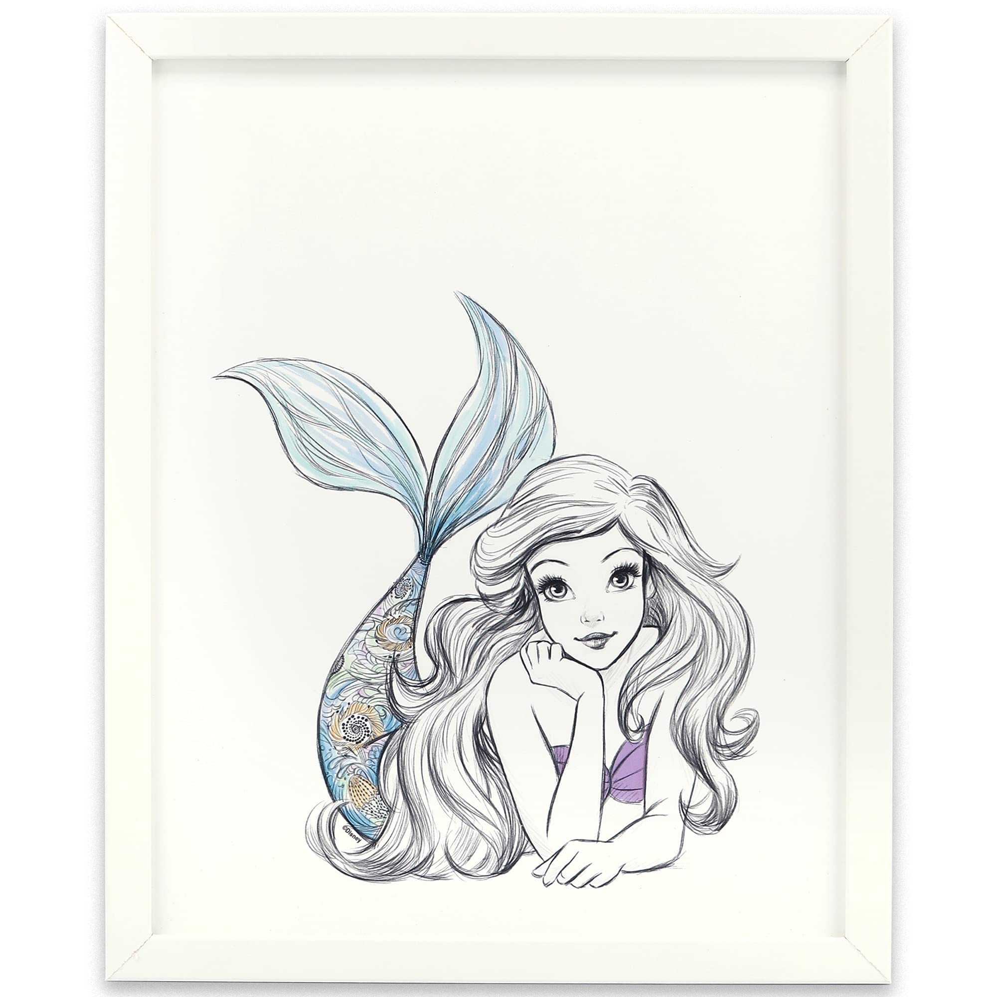 Little Mermaid Ariel Outline