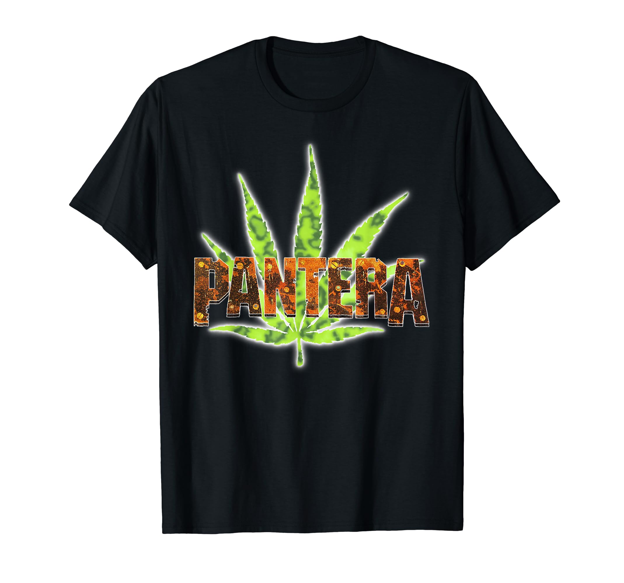 Amazon | Pantera 公式ビンテージリーフロゴ Tシャツ | Tシャツ・カットソー 通販