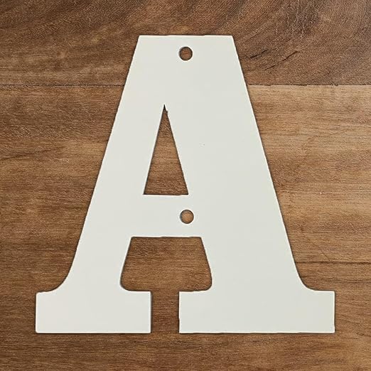 Amazon.com: 3 Inch White Metal Letters, Modern House Numbers for ...