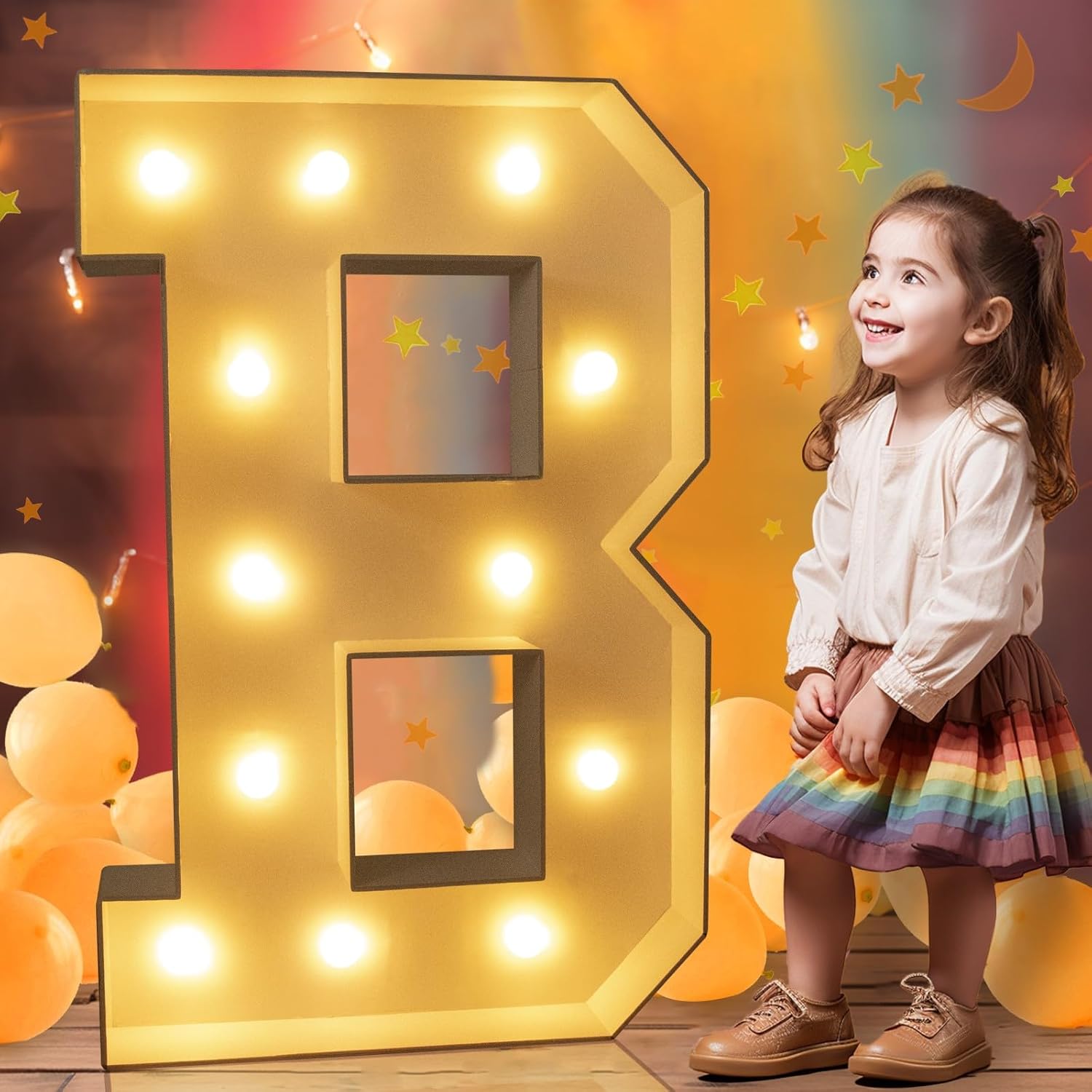 Ledido 3FT Marquee Light Up Letters, Large Light Up Letters, Marquee ...