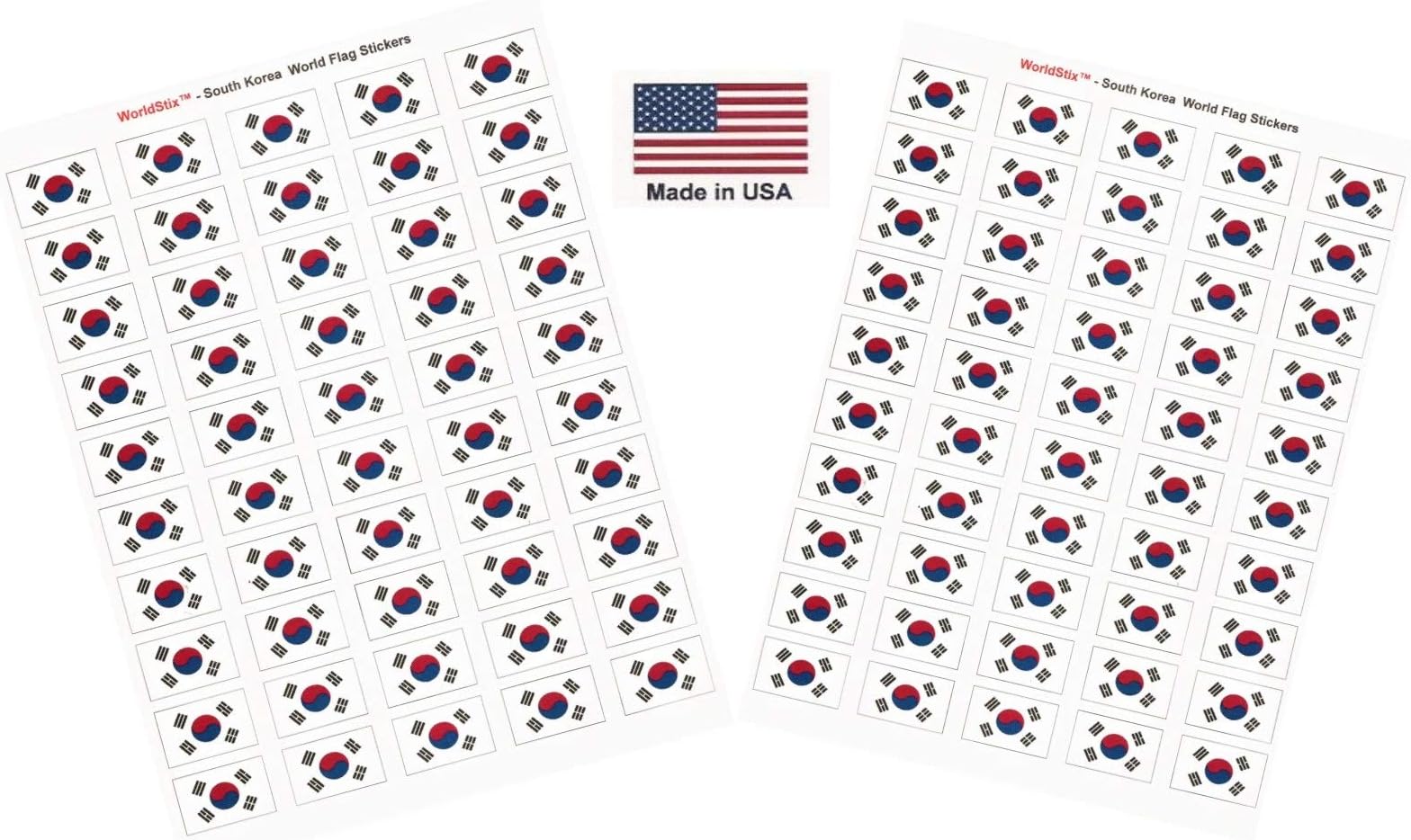 Amazon.com - South Korea Flag Sticker National - Korean Symbol Round ...
