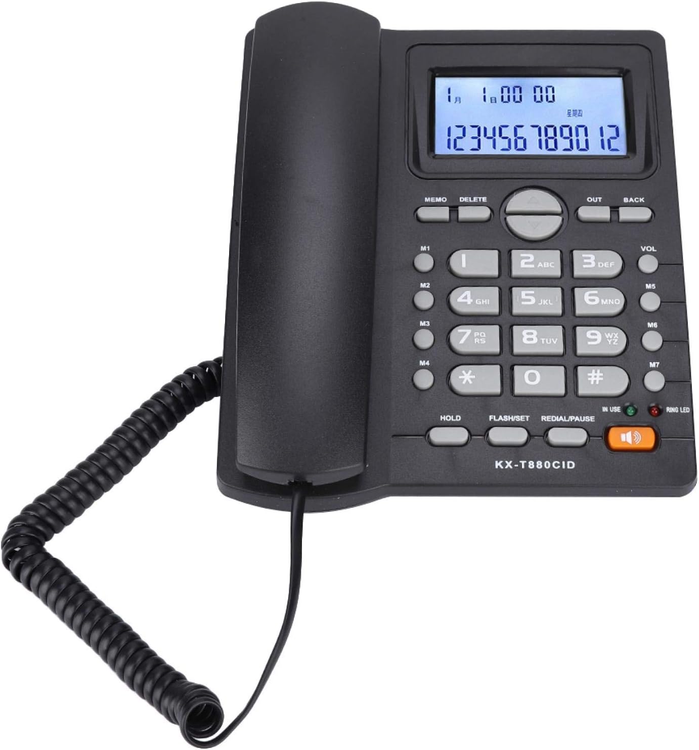 Corded Phone, with Caller ID Clear Sound Desktop Corded Telephone, Home ...