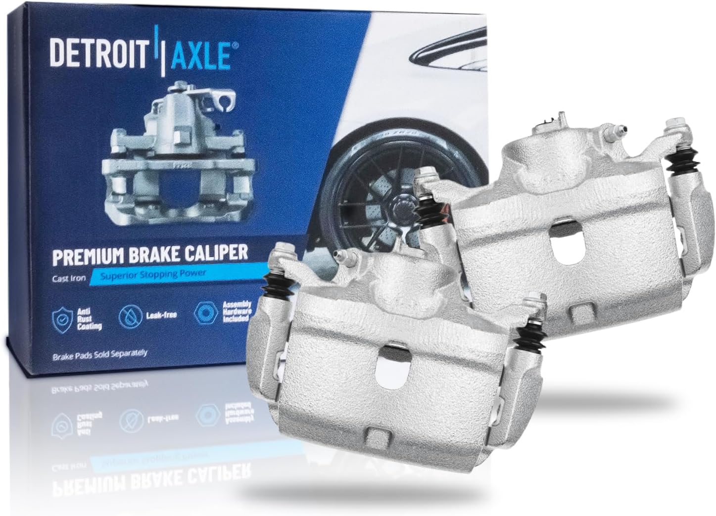 Amazon.com: Detroit Axle - Front Brake Calipers for Honda Accord Civic ...