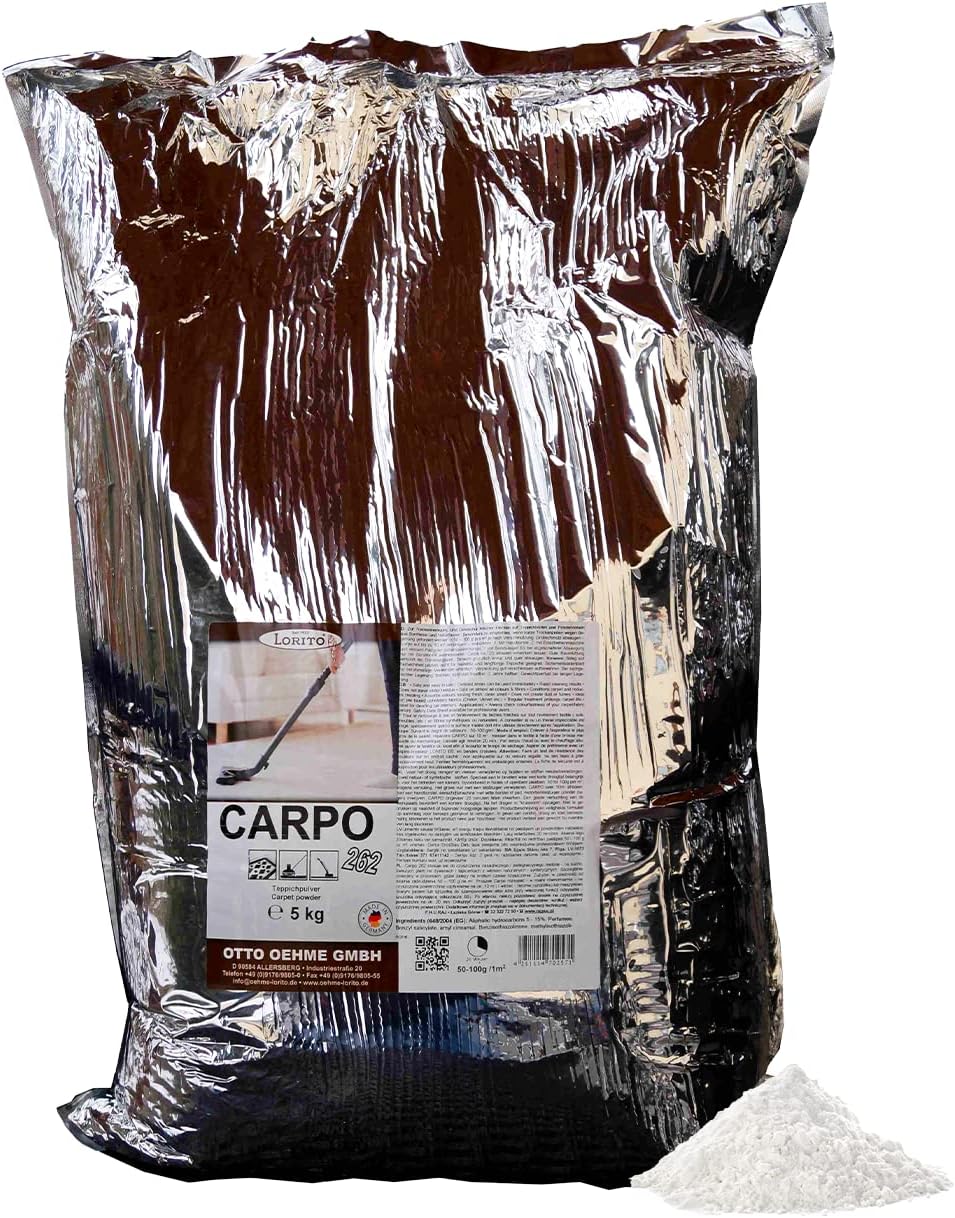 Lorito Carpo Teppichreiniger Pulver zum Absaugen, Teppich ...