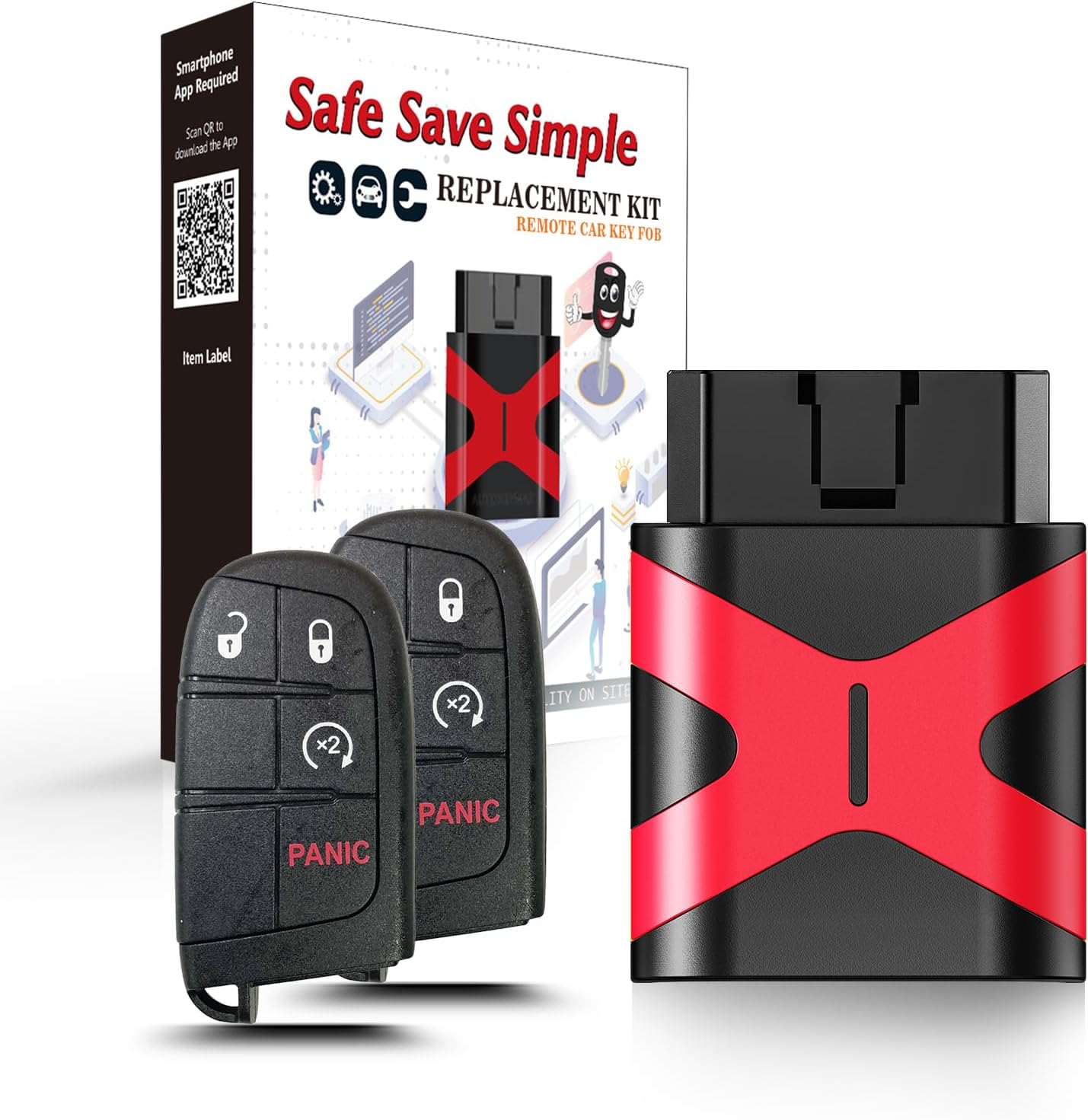 Amazon.com: 2 Programmable Key fob Scanner Tool, Easy DIY Programmer ...